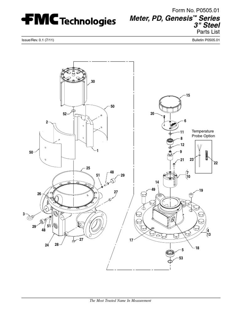 Genesis Series 3 Steel Meter Parts List | PDF | Ac Power Plugs And ...