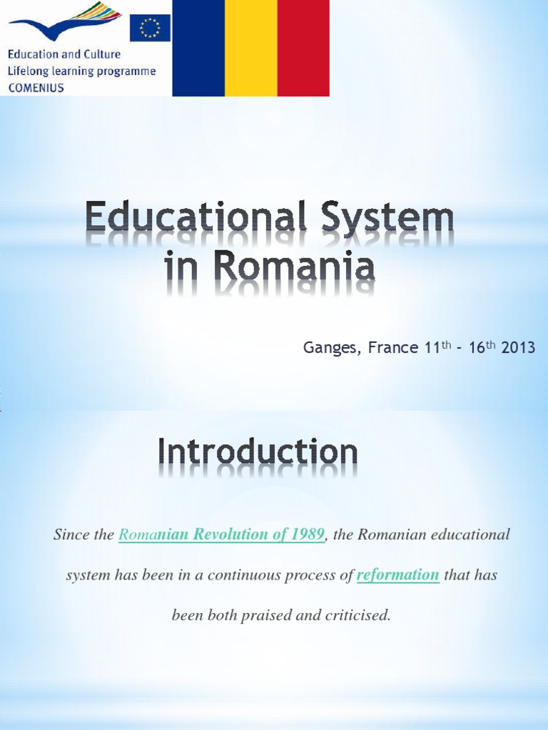 Overview of Romania's Education System | PDF | Secondary Education ...