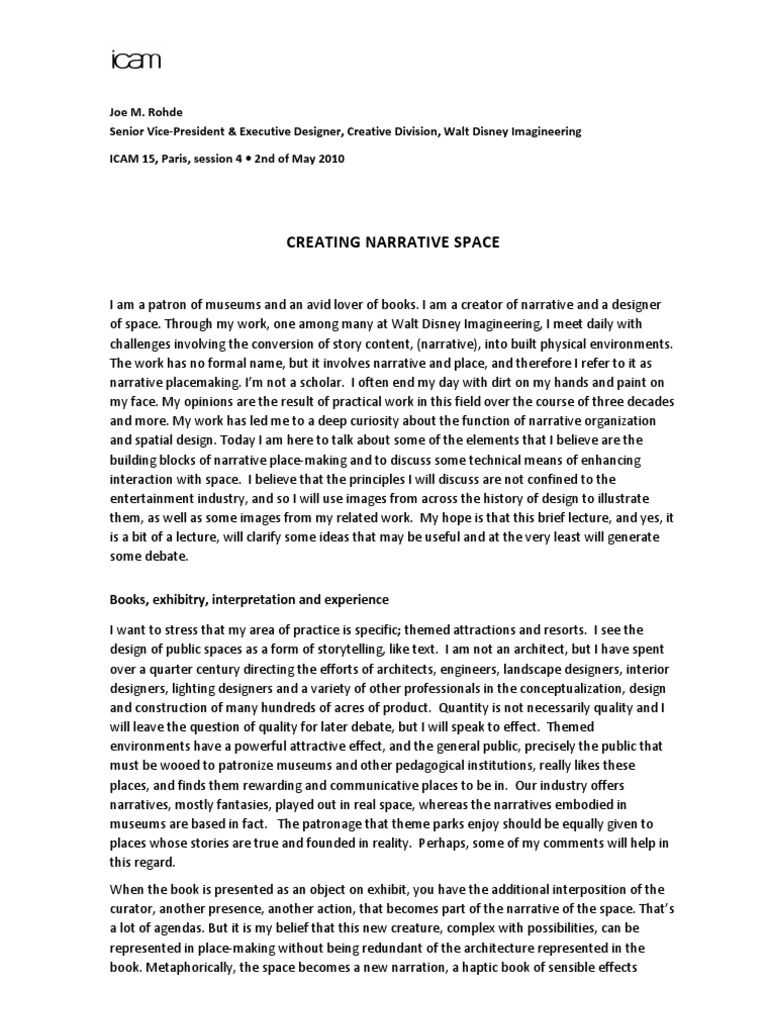 The Narrative of Place | Narrative | Museum