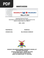 Maruti Suzuki Vision and Mission Overview | PDF | Car | Business