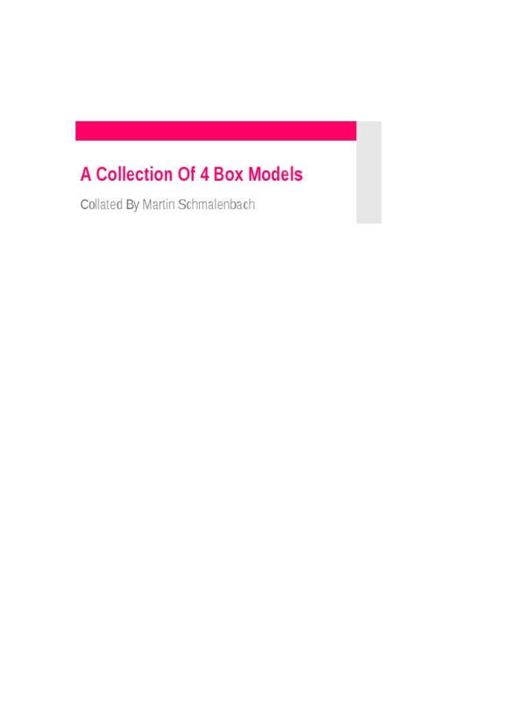4 Box Models for HRD Analysis | PDF | Motivation | Motivational