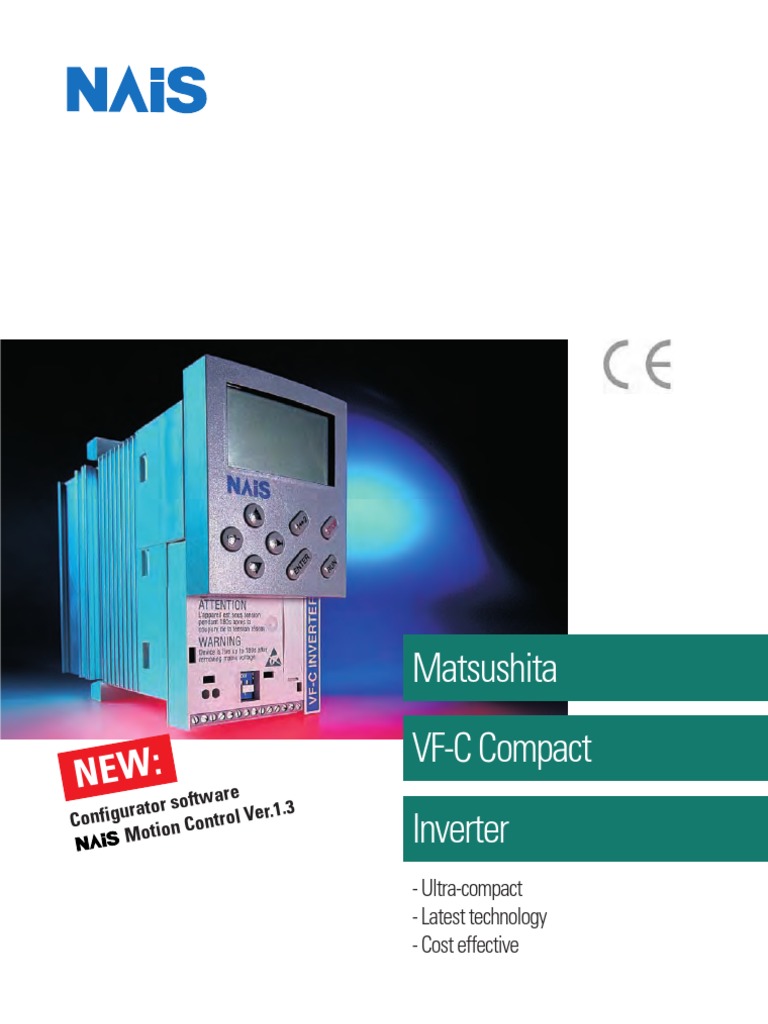 Panasonic VF C Inverters | PDF | Power Inverter | Electromagnetic ...