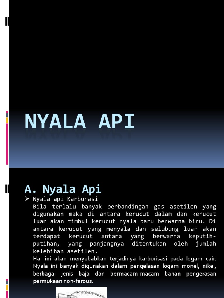 Jenis-Jenis Nyala Api dalam Pengelasan | PDF | Sains & Matematika