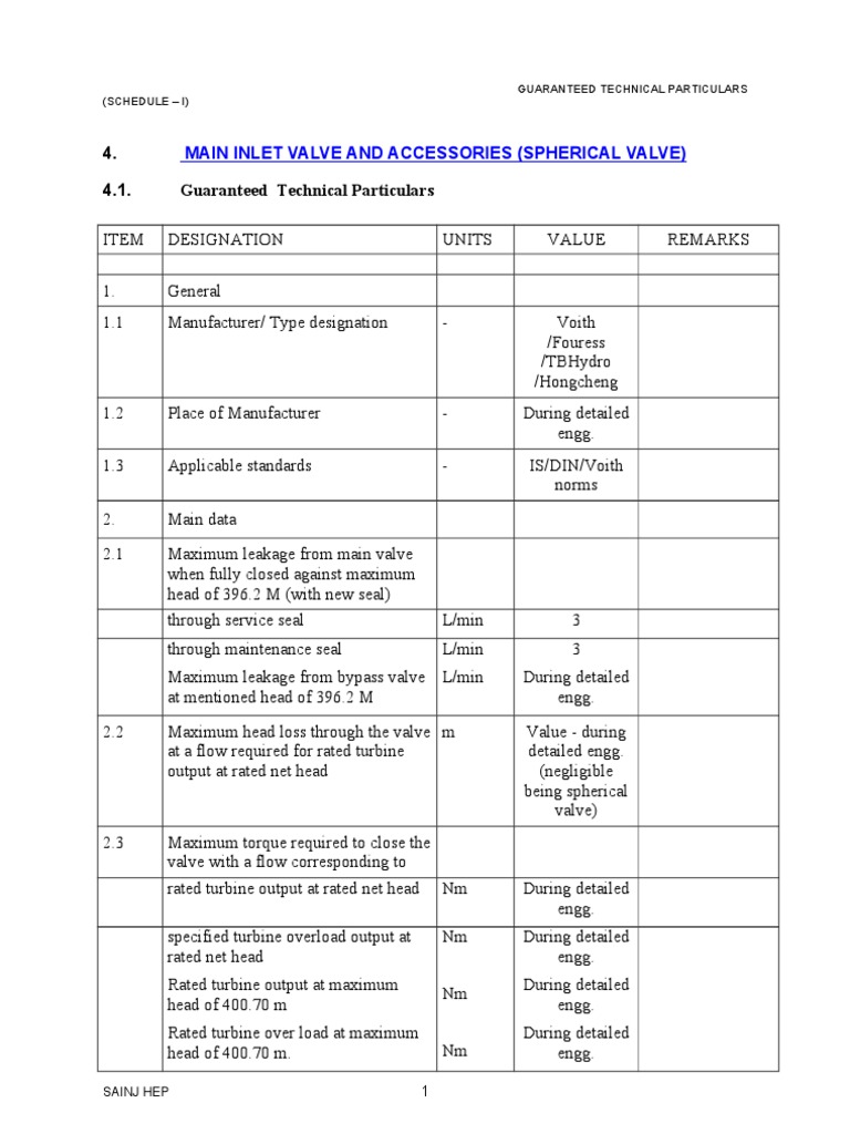 4 Main Inlet Valve | PDF | Valve | Pump