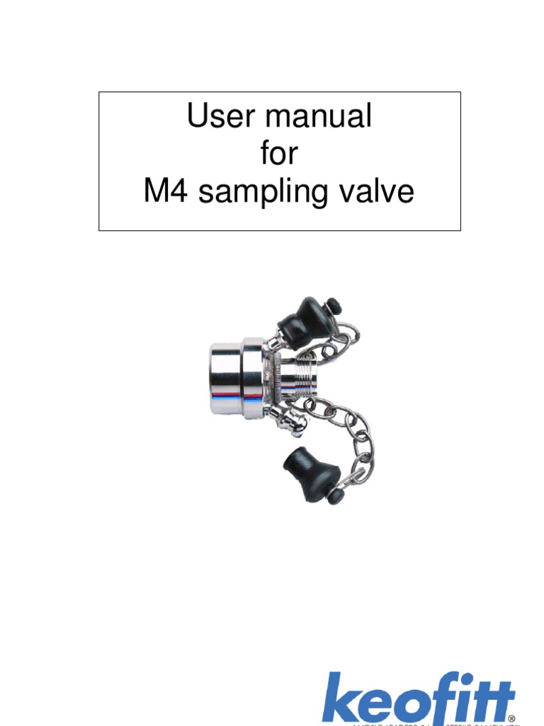 M4 Manual | PDF | Valve | Sterilization (Microbiology)