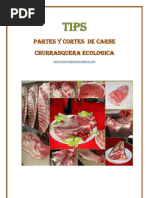 Partes de La Res | PDF | filete | Técnicas de cocina