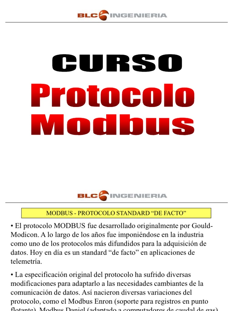 Curso ModBus | PDF