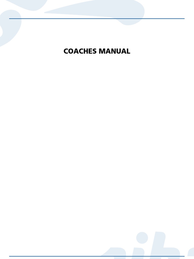 Coaches Manual 2 Content Part1 Pdf Strength Training Physical