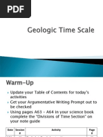 Geologic Time On A Football Field | PDF | Geologic Time Scale | Earth ...