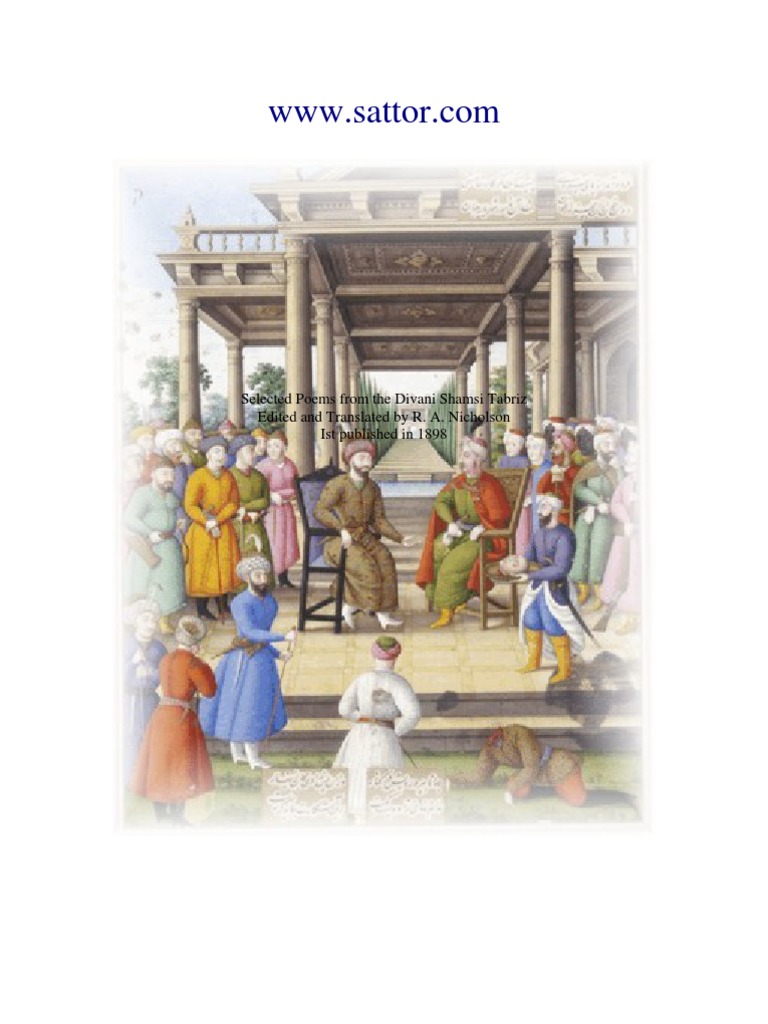 Divani Shamsi Tabriz | PDF | Sufism | Love
