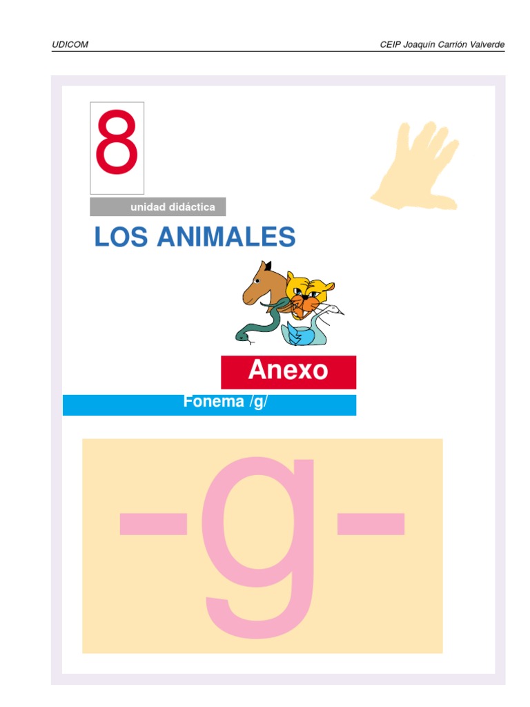 Actividades con el fonema G | PDF
