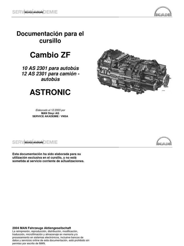 ZF Astronic Esp | PDF