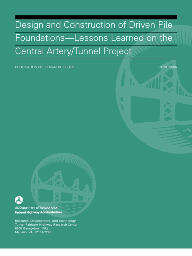 Design and Construction of Driven Pile Foundation | PDF | Deep ...