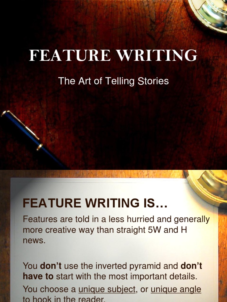 Feature Writing | PDF