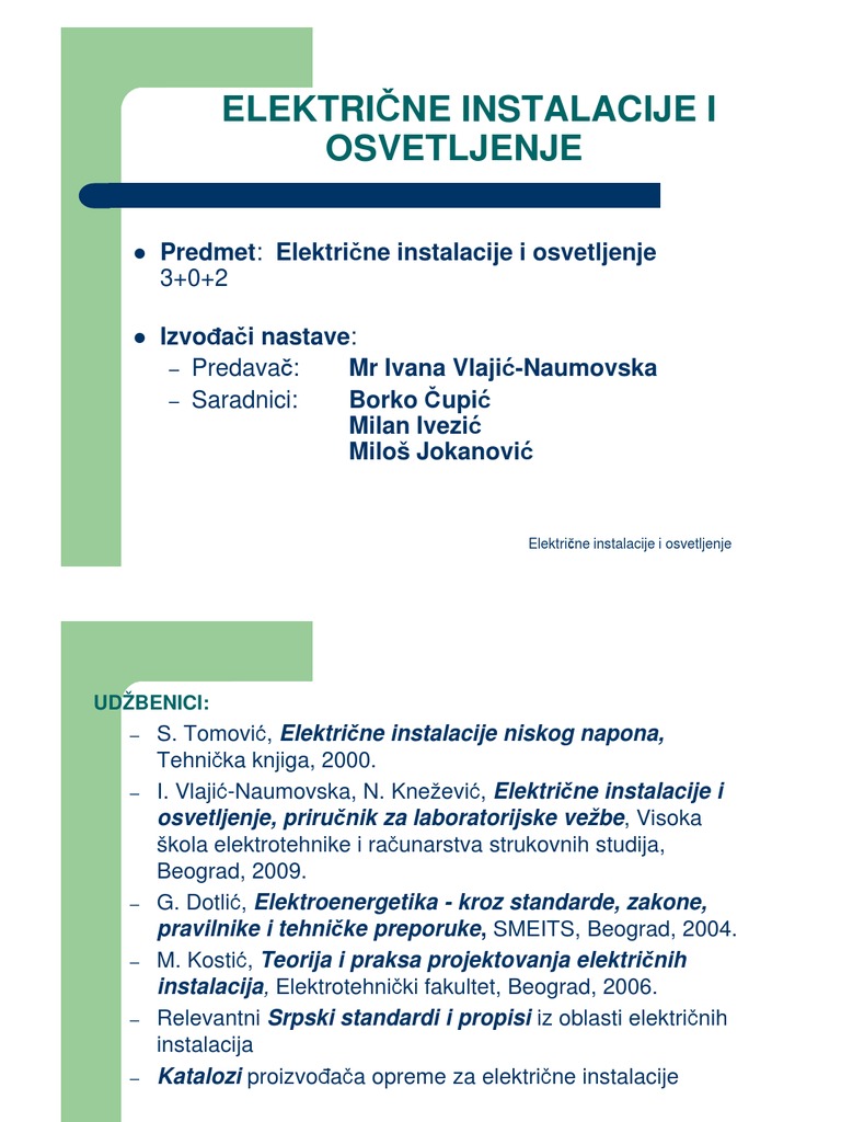 Tehnicka Regulativa I Projekat - 1 | PDF