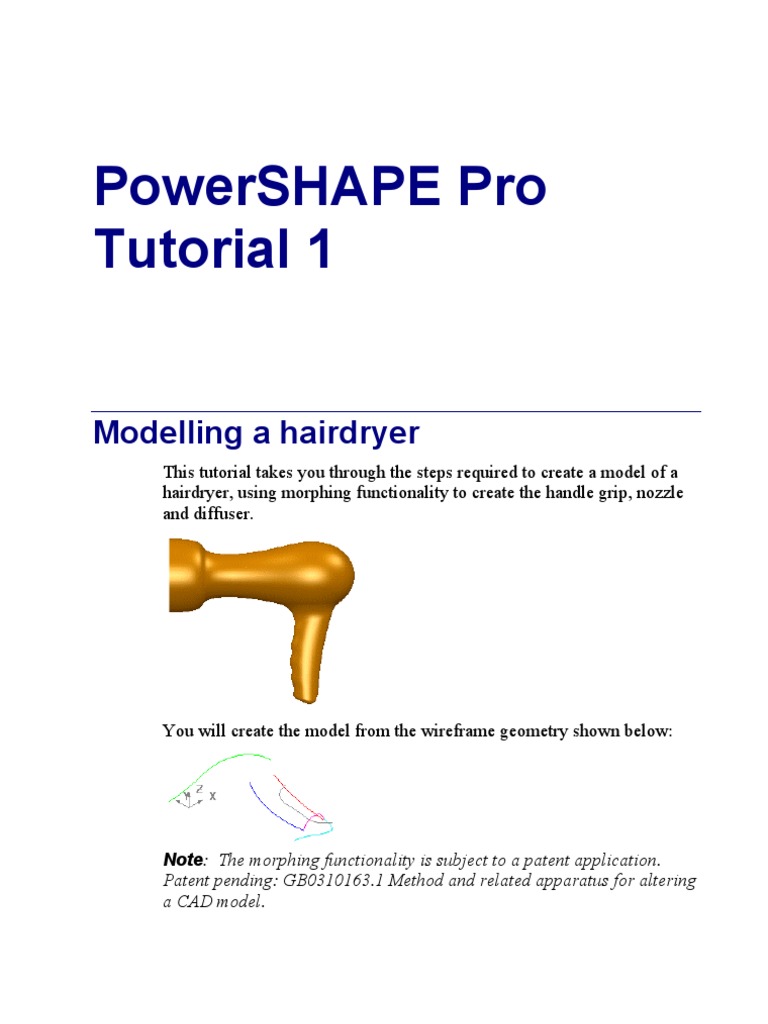 Huong Dan Ve May Say Toc Bang PowerShape PDF | PDF | Extrusion | Human–Computer Interaction