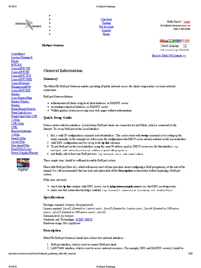 HotSpot Gateway | PDF | Http Cookie | Proxy Server