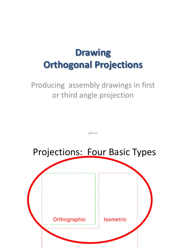 Engineering Drawing Lesson 3-Orthogonal Projections | PDF | Line ...