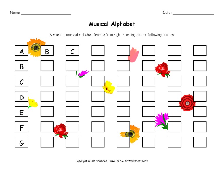 07 Musical Alphabet | PDF