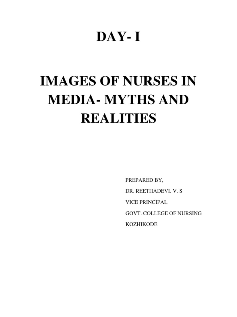 Images of Nurses in Media | PDF | Nursing | Mass Media