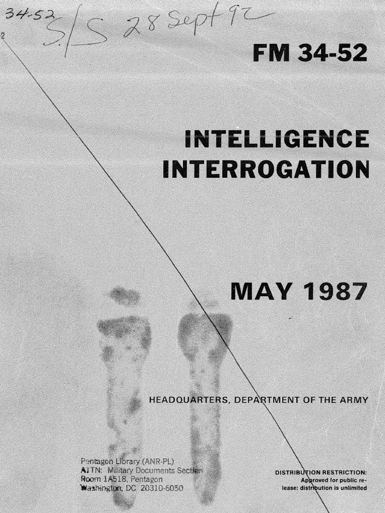 Intel Interrogation May-1987 | PDF | Military Intelligence | Command ...