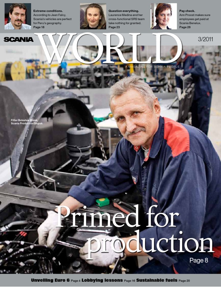 Scania's Euro 6 Engine Launch Details | PDF | Biofuel | Industries