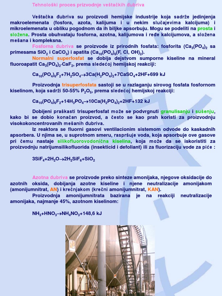 05 Neorganska Hemijska Industrija | PDF
