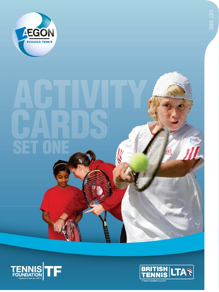 Schools Tennis Activity Cards - Set 1 | PDF | Volleyball | Games Of ...