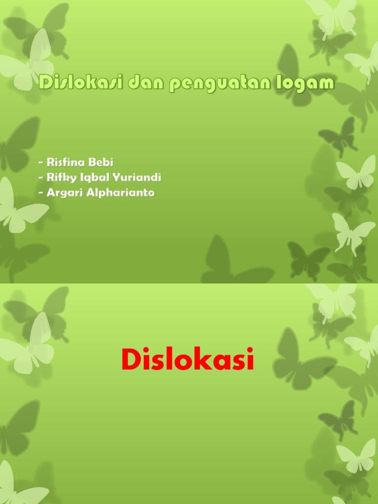 Dislokasi Dan Penguatan Logam | PDF