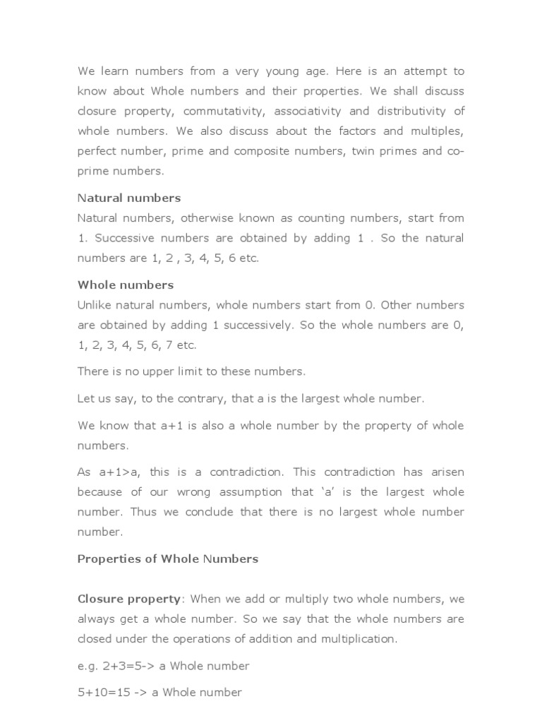 Numbers | PDF | Prime Number | Multiplication