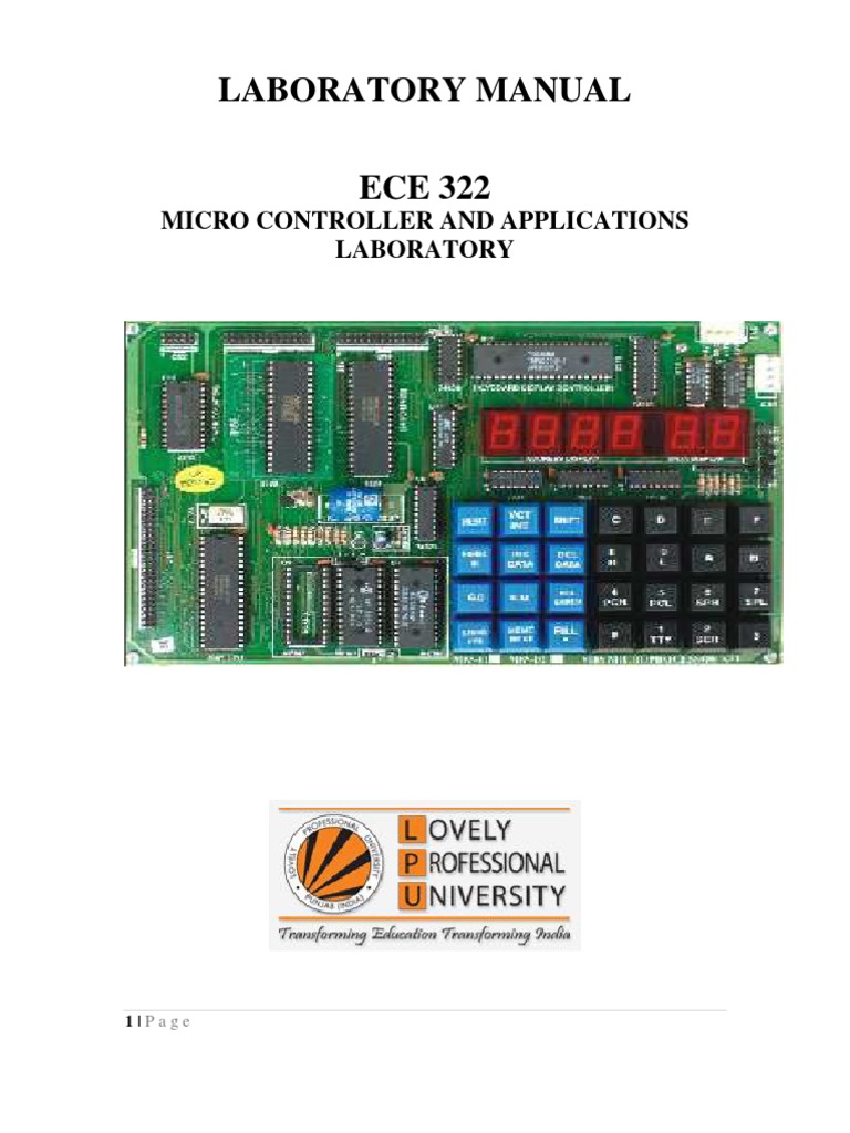 MC Lab Manual | PDF