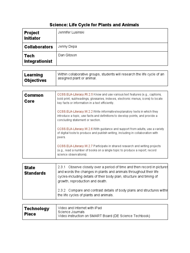 LP G2 LifeCycleLesson | PDF | Life Cycle Assessment | Project Based ...