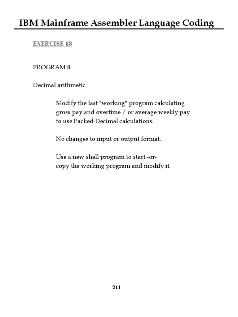 IBM Assembly Language Coding (ALC) Part 4 | PDF | Assembly Language | Instruction Set