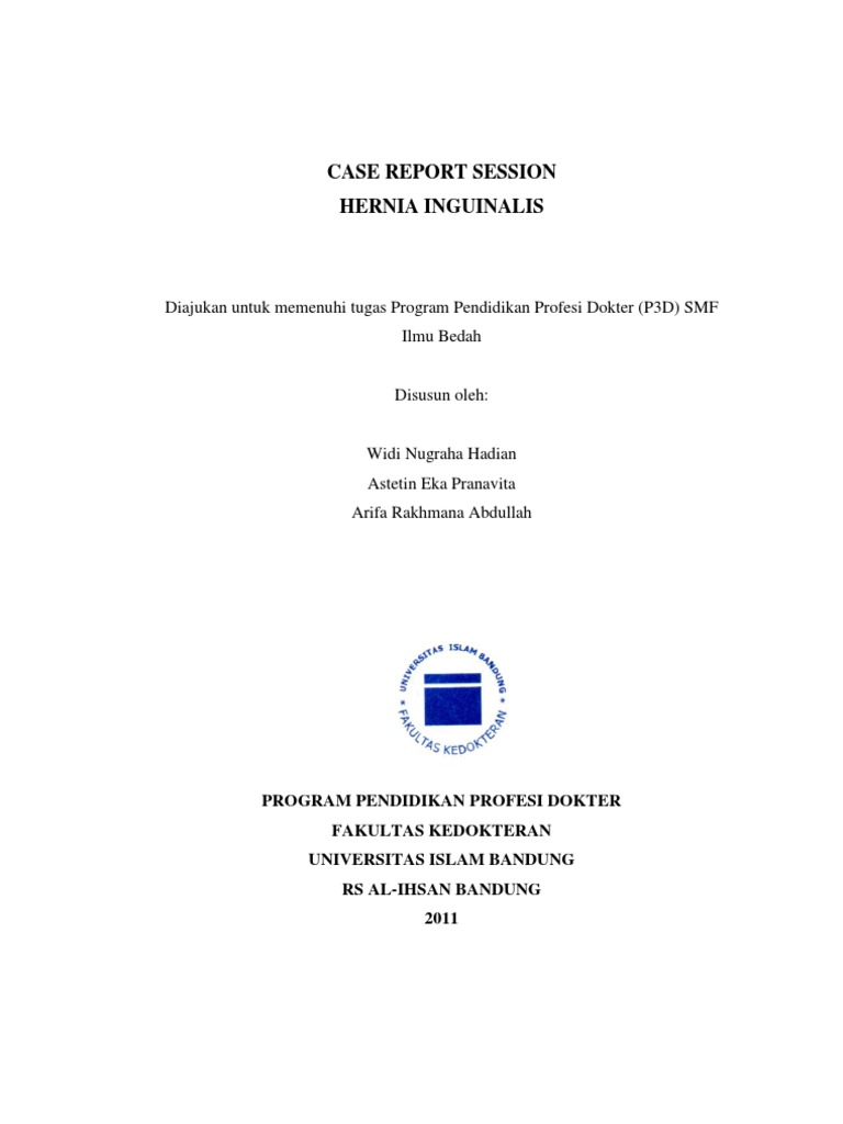 Case Report Session Hernia Inguinalis Medialis | PDF