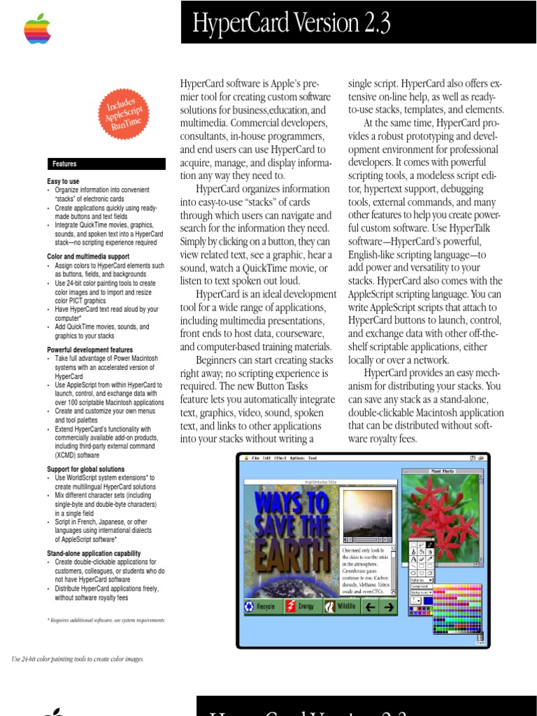 Hypercard 2 | PDF | Scripting Language | Apple Inc.