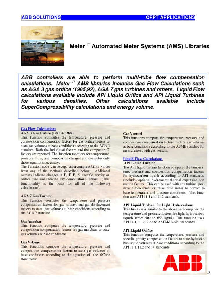 Meter Automated Meter Systems (AMS) Libraries: Abb Solutions | PDF ...