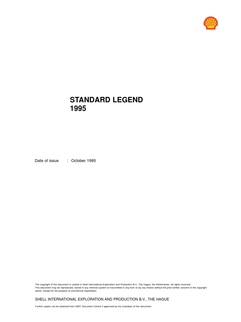 STANDARD LEGEND - Petroleum Engineering | PDF | Sedimentary Rock ...