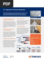 Terram Geotextile Technical Datasheet | PDF | Nonwoven Fabric | Ultraviolet