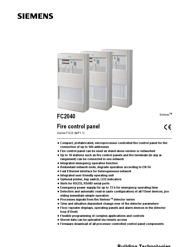 Siemens 023 FC2040 009384 B en | PDF | Power Supply | Ethernet