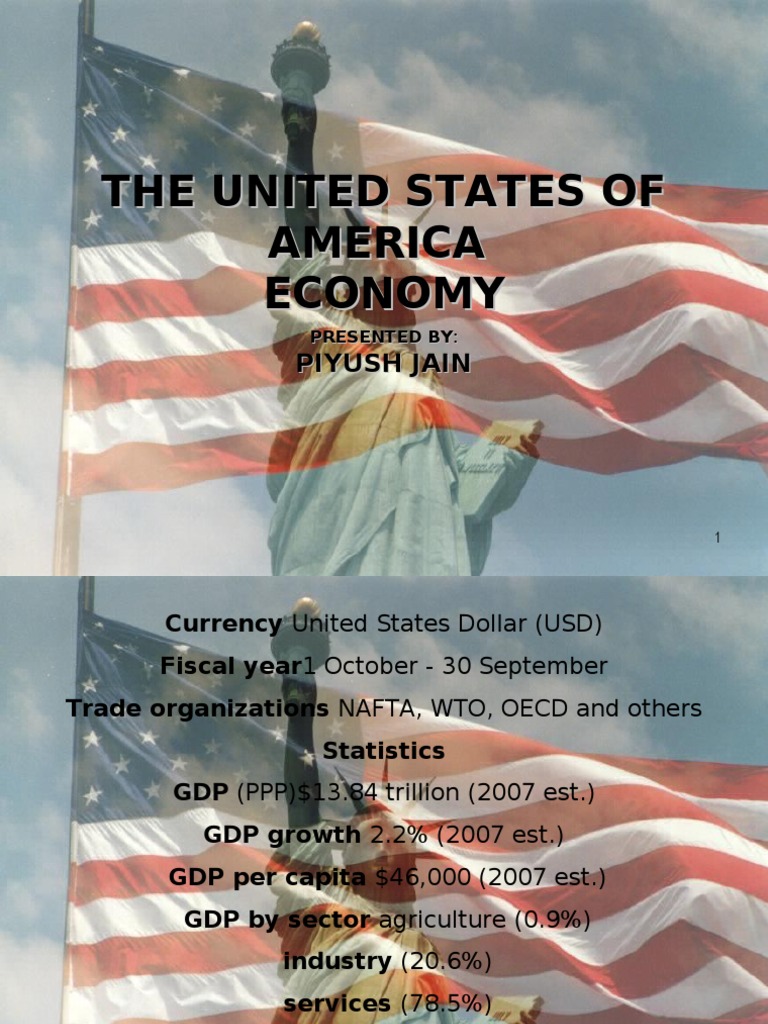 Powerpoint Presentation On Usa Economy | PDF | Government Debt ...