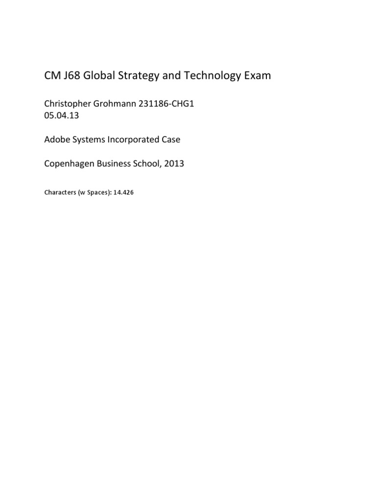 ADOBE Case Study | PDF | E Books | Publishing