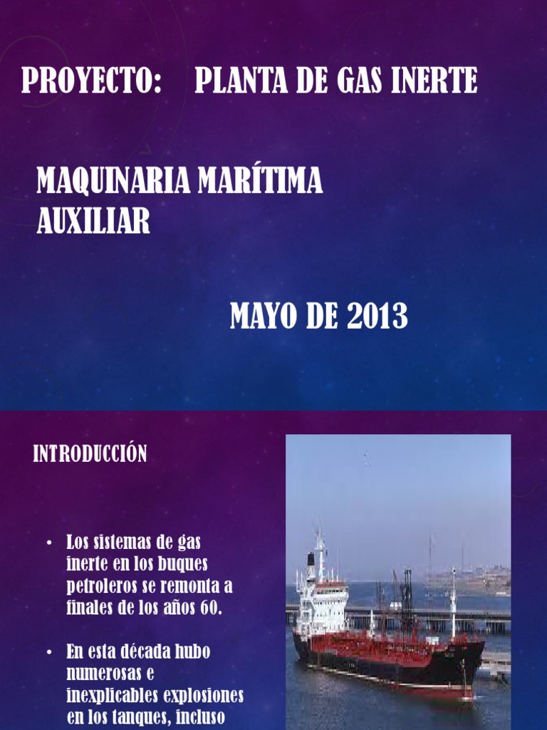 Planta de Gas Inerte | PDF | Tanques | Gases