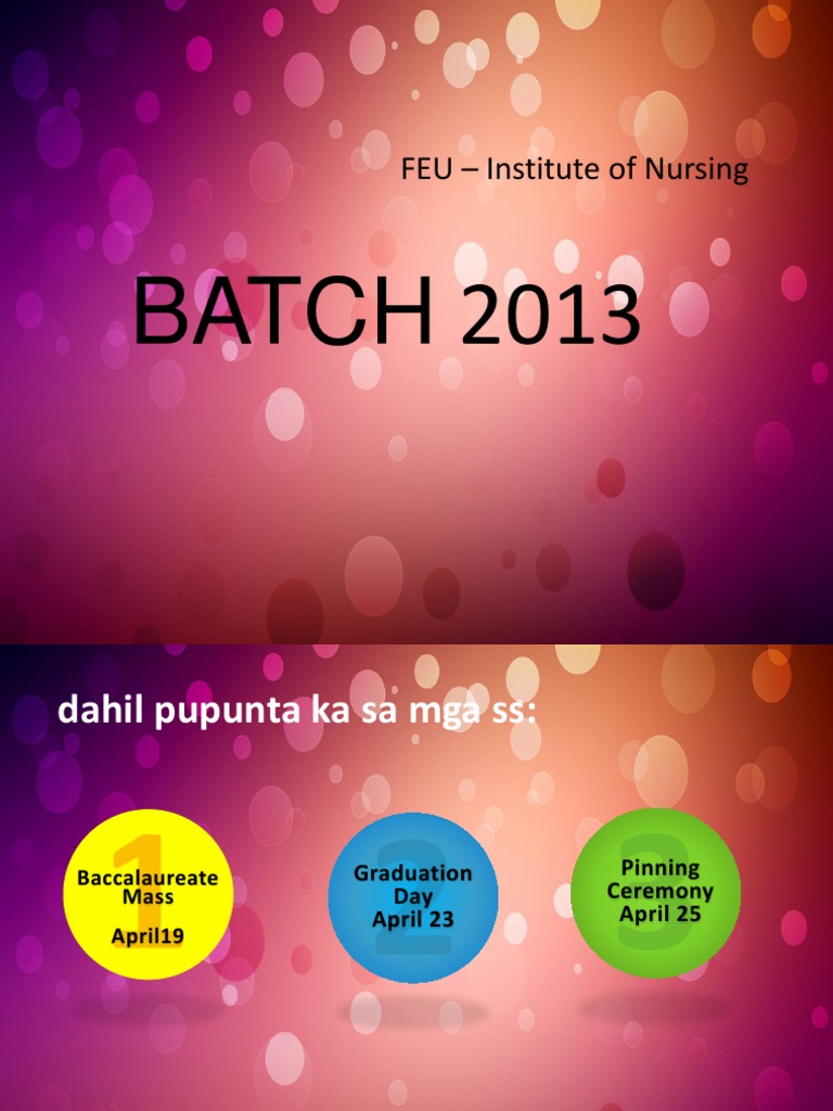 FEU Pinning Ceremony | Download Free PDF | Graduation | Clothing