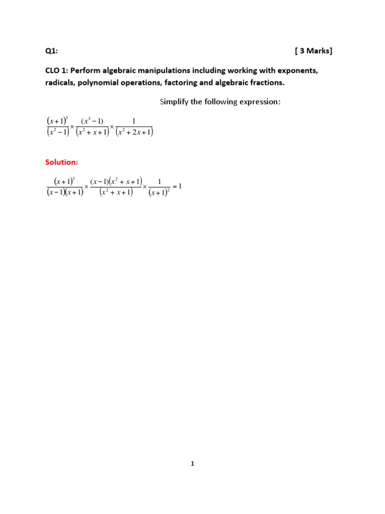 Solution:: Simplify The Following Expression | PDF | Trigonometric ...