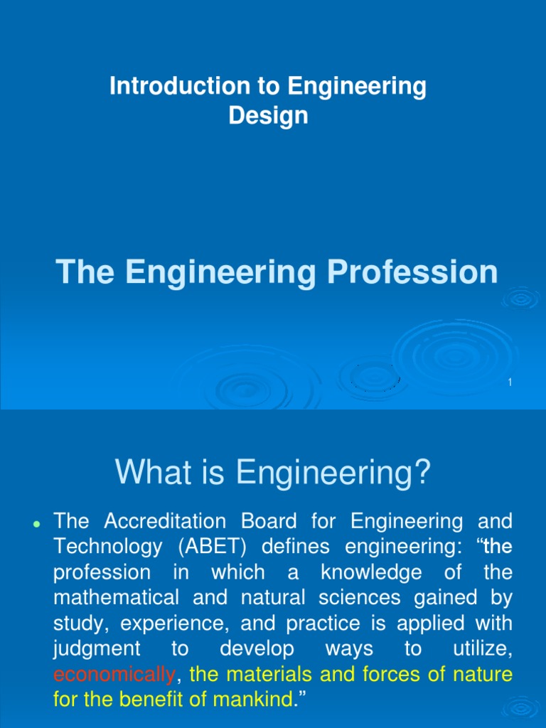 Engineering Profession | Profession | Engineer | Free 30-day Trial | Scribd