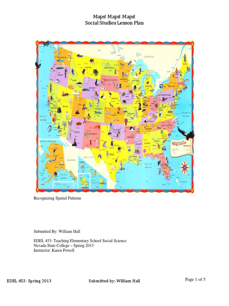 Maps! Maps! Maps! Social Studies Lesson Plan: Recognizing Spatial ...