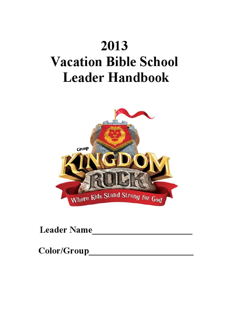 VBS Leader Handbook 2013 | PDF | Prayer | Bus