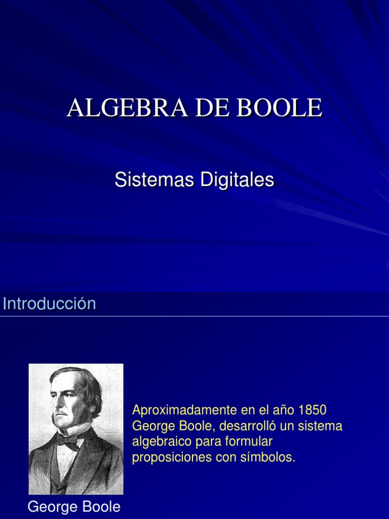 Algebra de Boole | PDF | Conceptos matemáticos | Lógica