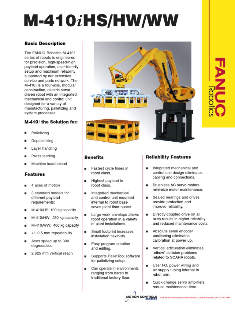 M410 RJ3 | PDF | Robot | Robotics