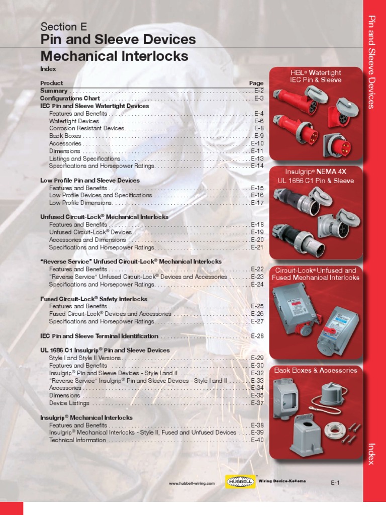 Hubbell PDF | PDF | Electrical Connector | Ac Power Plugs And Sockets